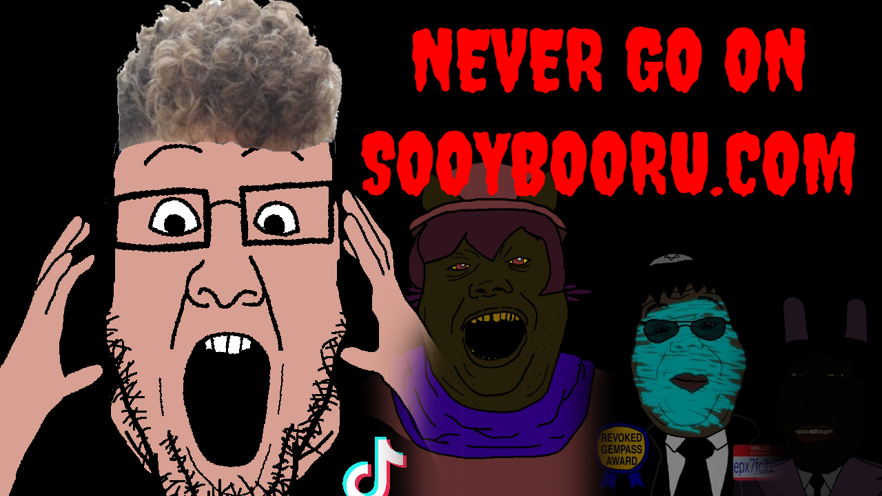 SoyBooru - Post 163384: black_skin brown_hair circus_2_(namefag) creepy ...