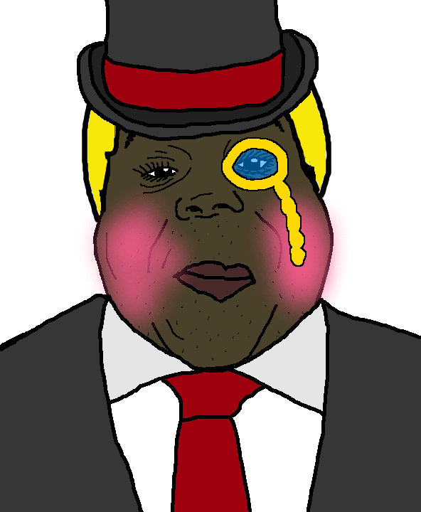 SoyBooru - Post 164920: blond brown_skin clothes fancy hair monocle ...